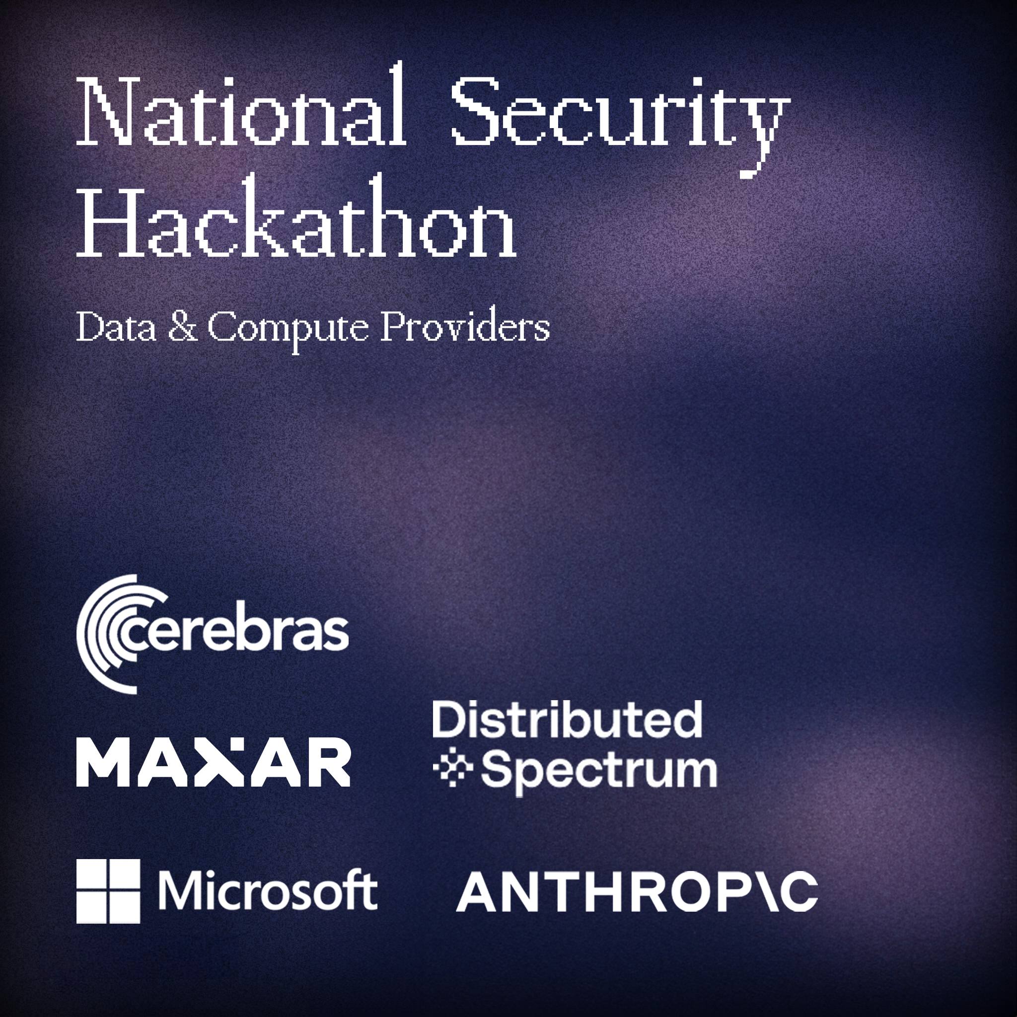 National Security Hackathon